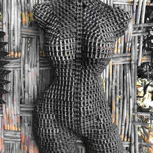 Capsules Sculpted Metal Torso – A Unique Industrial Art Piece – Custom ...