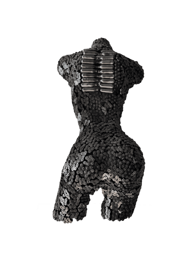 Mechanical bust torso Handcrafted Steel Female Torso Sculpture with ...
