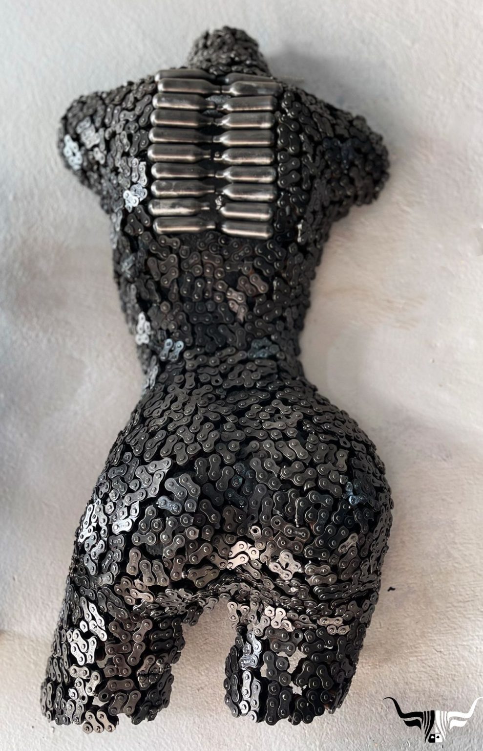 Mechanical bust torso Handcrafted Steel Female Torso Sculpture with ...